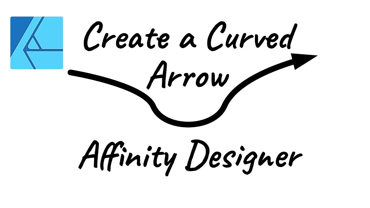 🎨 How to Create a Smooth Curved Arrow in Affinity Designer