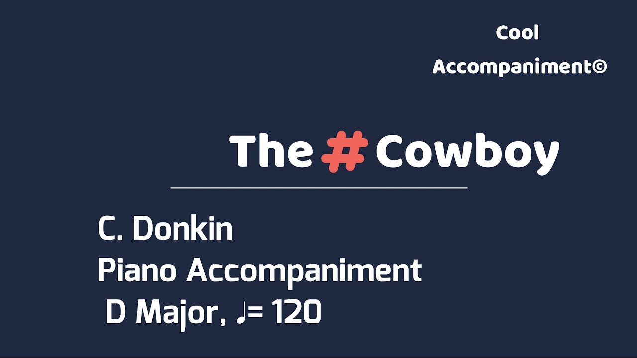 The Cowboy Piano Accompaniment RCM Violin Level 1 Repertoire The Royal Conservatory of Music