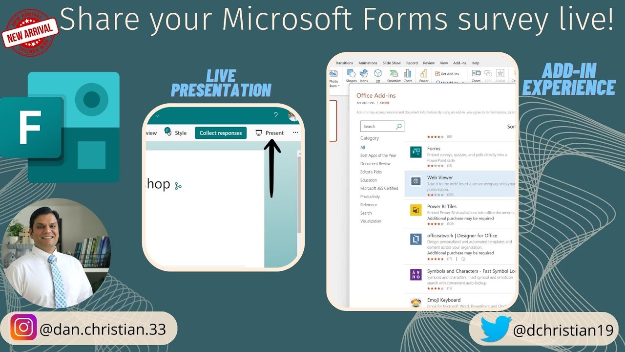 Share your Microsoft Forms survey live!