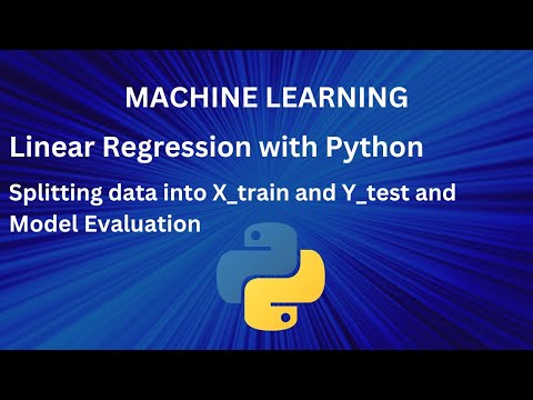 Linear Regression Machine Learning Model with Python