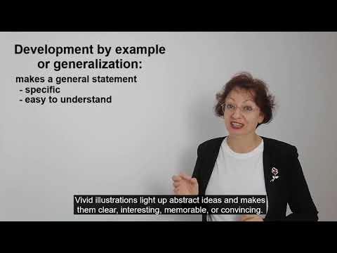 6.11. Development by Example or Generalization / Paragraph / English Writing