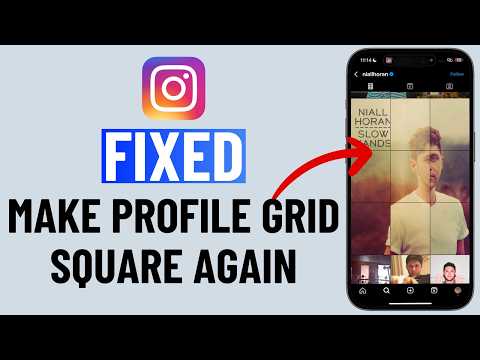 How to Make Your Instagram Profile Grid Square Again | Fix Rectangular Instagram Grid Problem