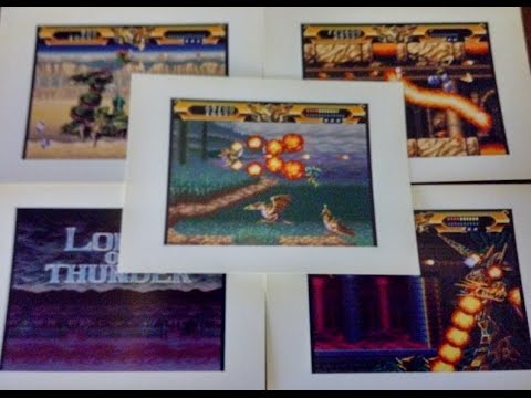 Rare in game photo prints! TTI Turbo Technologies Inc. Turbografx 16 Lords of Thunder & More!