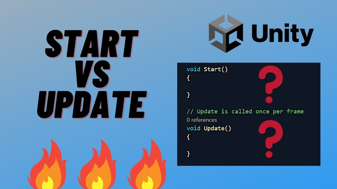 What's the Difference between Start and Update Functions in Unity?