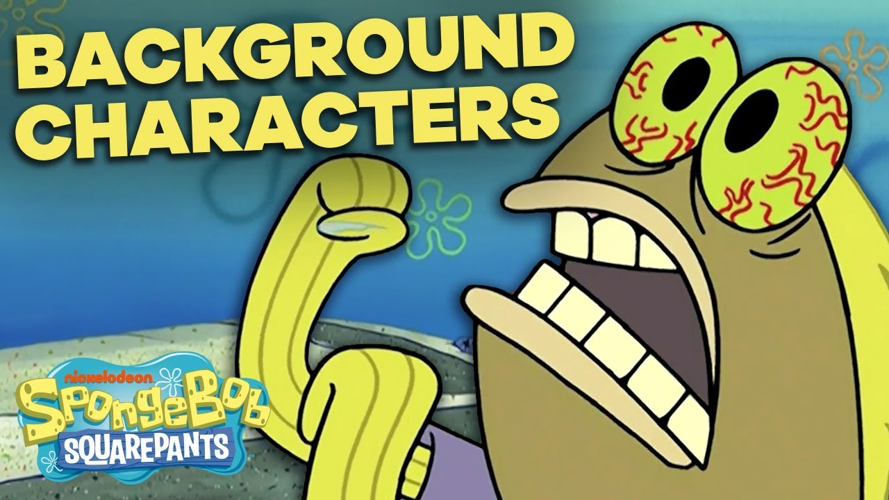 50 Best SpongeBob Background Characters 🐟🐠 Greatest Lines & Side Fish!
