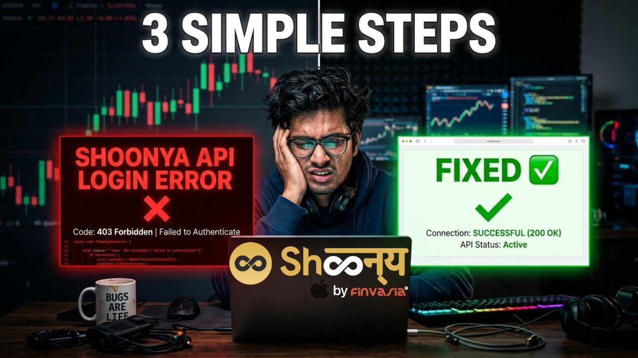 Shoonya API Login Not Working? Fix It in Three Simple Steps (2026)
