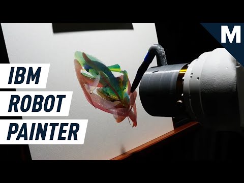 AI Robot Artist Adapts Style According to How Many Brushstrokes It Is Allowed to Make | Mashable