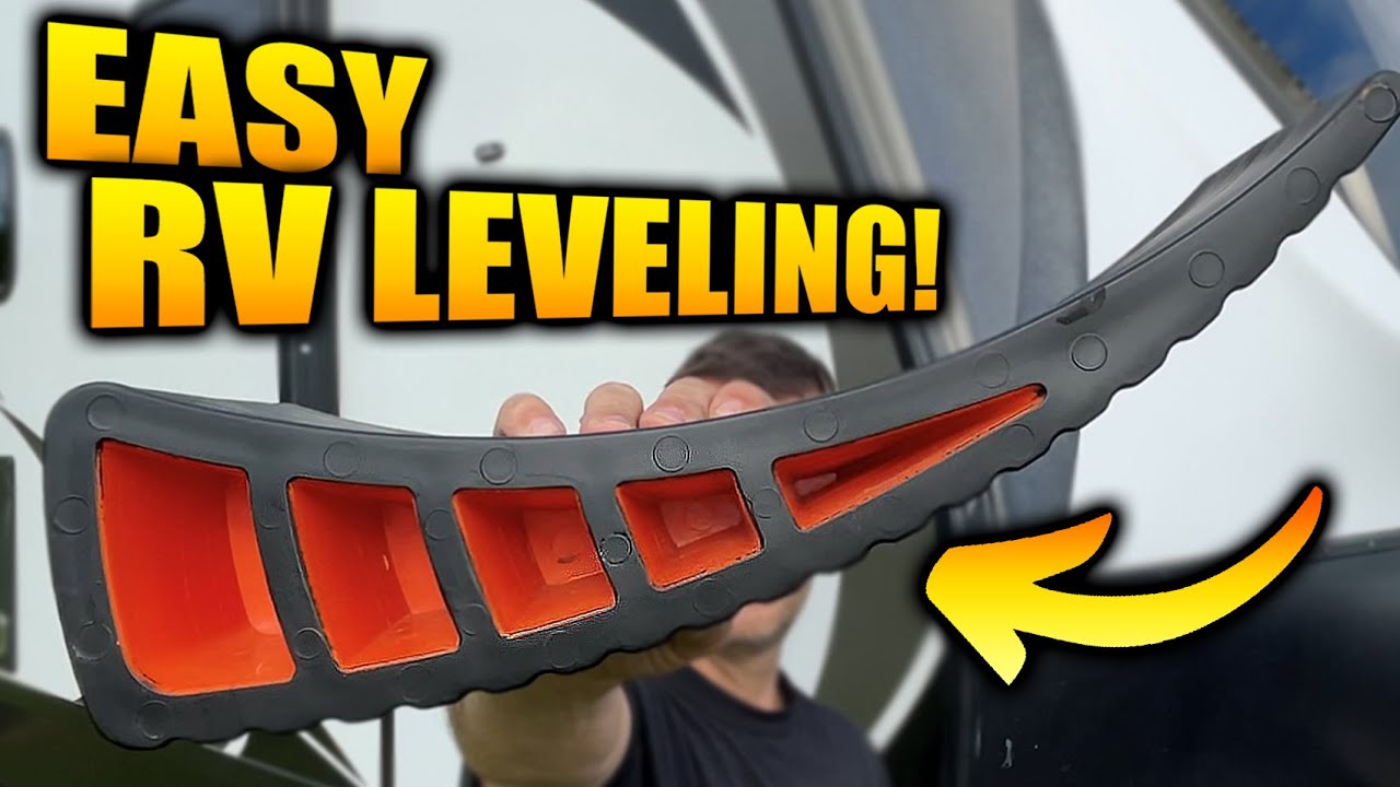 Level an RV in Seconds - Ditch The Blocks for Travel Trailer Leveling Ramps!