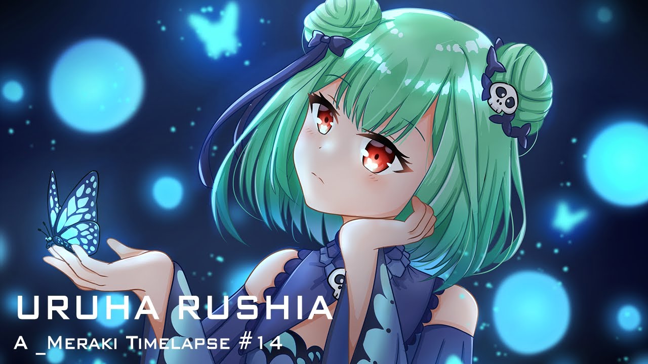 [Speedpaint] Uruha Rushia | _Meraki Timelapse #14