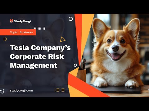 Tesla Company's Corporate Risk Management - Research Paper Example