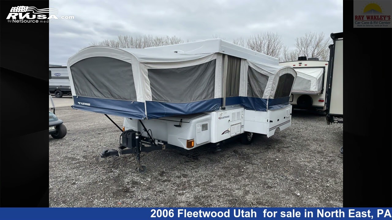 Eye-catching 2006 Fleetwood Utah  Popup RV For Sale in North East, PA | RVUSA.com