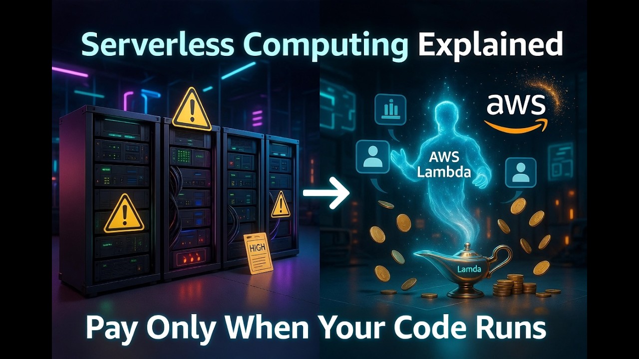 Serverless Computing Explained : Pay Only When Your Code Runs (AWS Lambda + Real Examples)