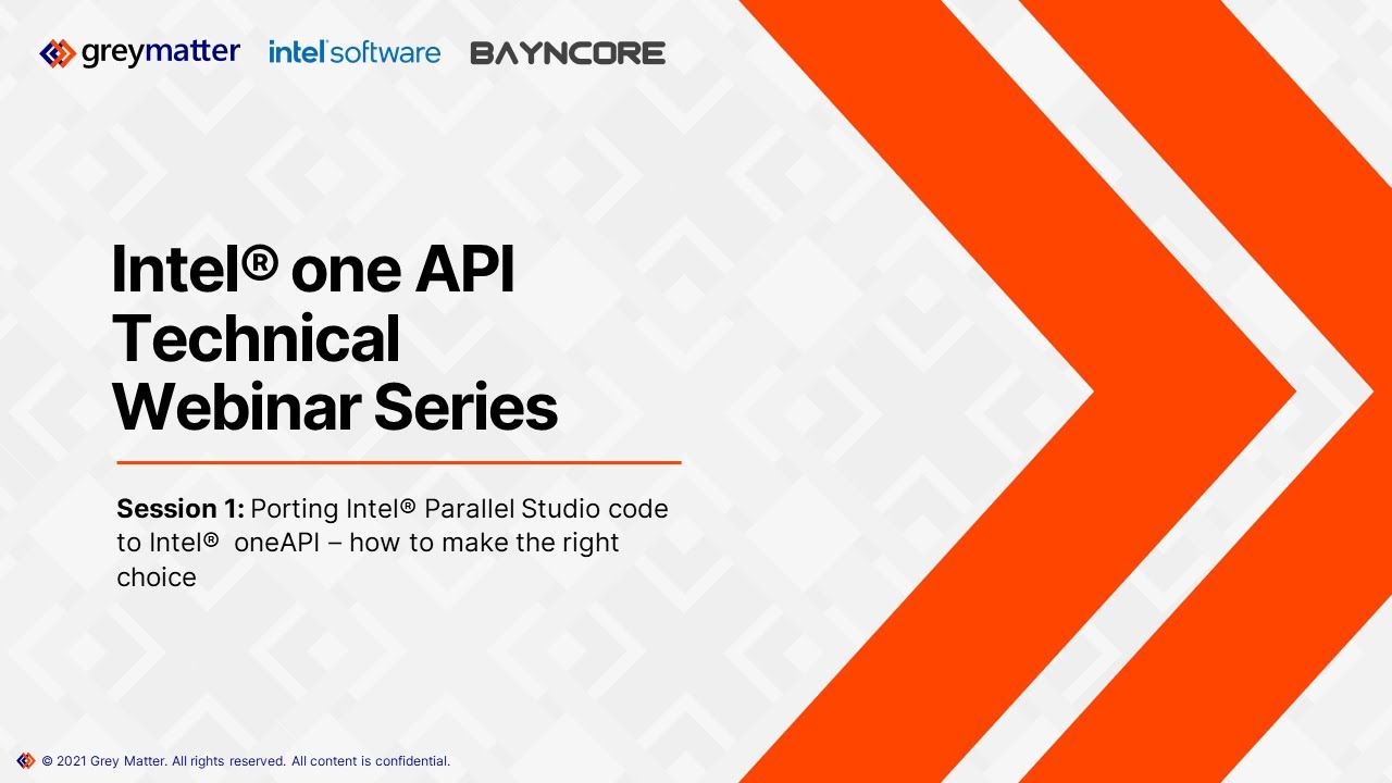 Porting Intel Parallel Studio Code to Intel oneAPI