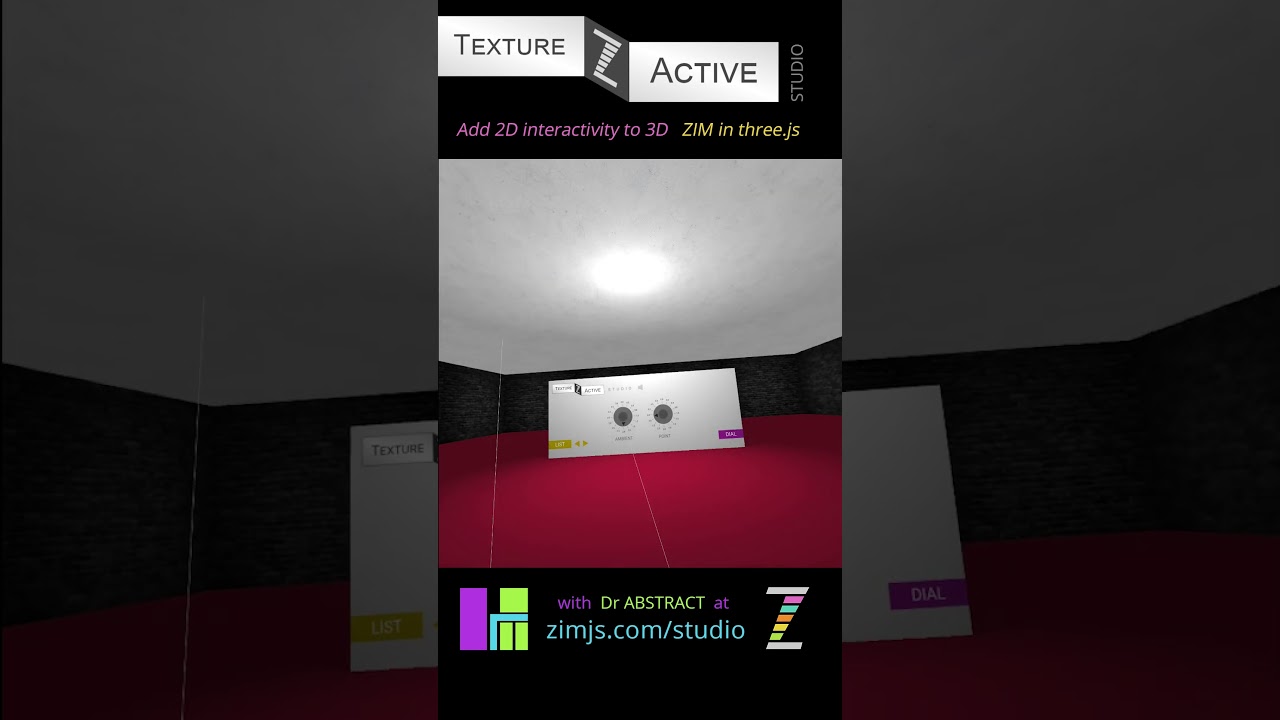 ZIM TextureActives for Interactive Textures - Resources - three.js forum