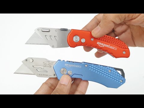 Amazon Basics Utility Knives - Replaceable Blades