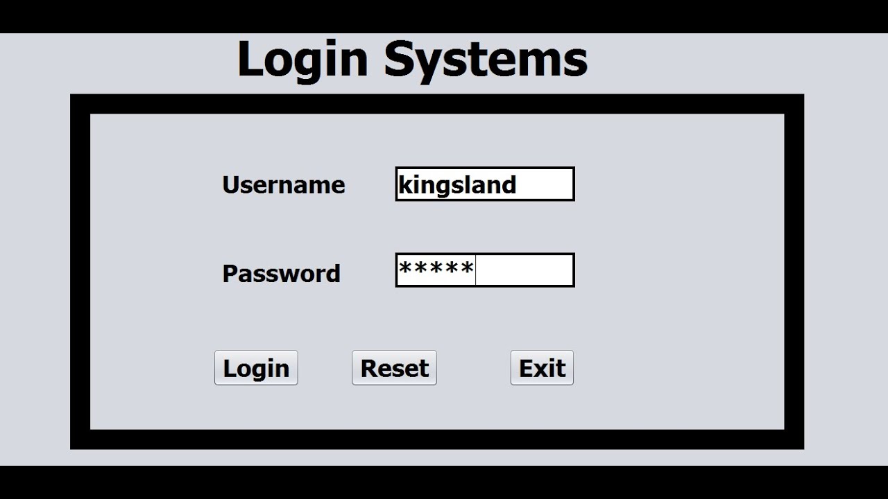 Java NetBeans Login Systems  Tutorial