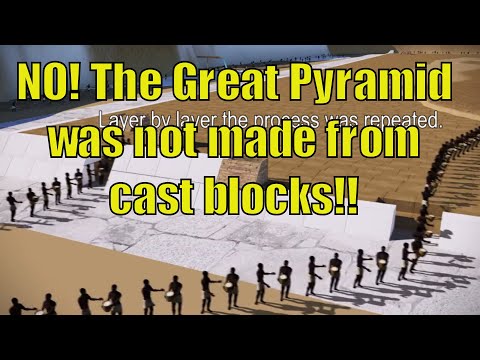 Great Pyramid K2019 Part 4: Were the Egyptian Pyramids made from cast stone? NO!! Obviously not.
