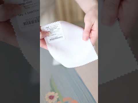 Selecting fabric for a wedding dress