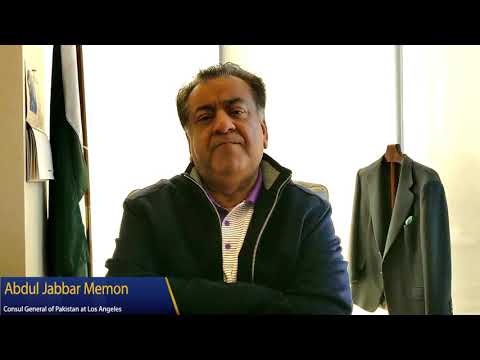Consul General at Consulate General of Pakistan LA Abdul Jabbar Memon recommends Siddique