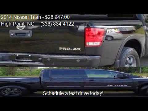 2014 Nissan Titan PRO 4X 4x4 4dr Crew Cab SWB Pickup for sal