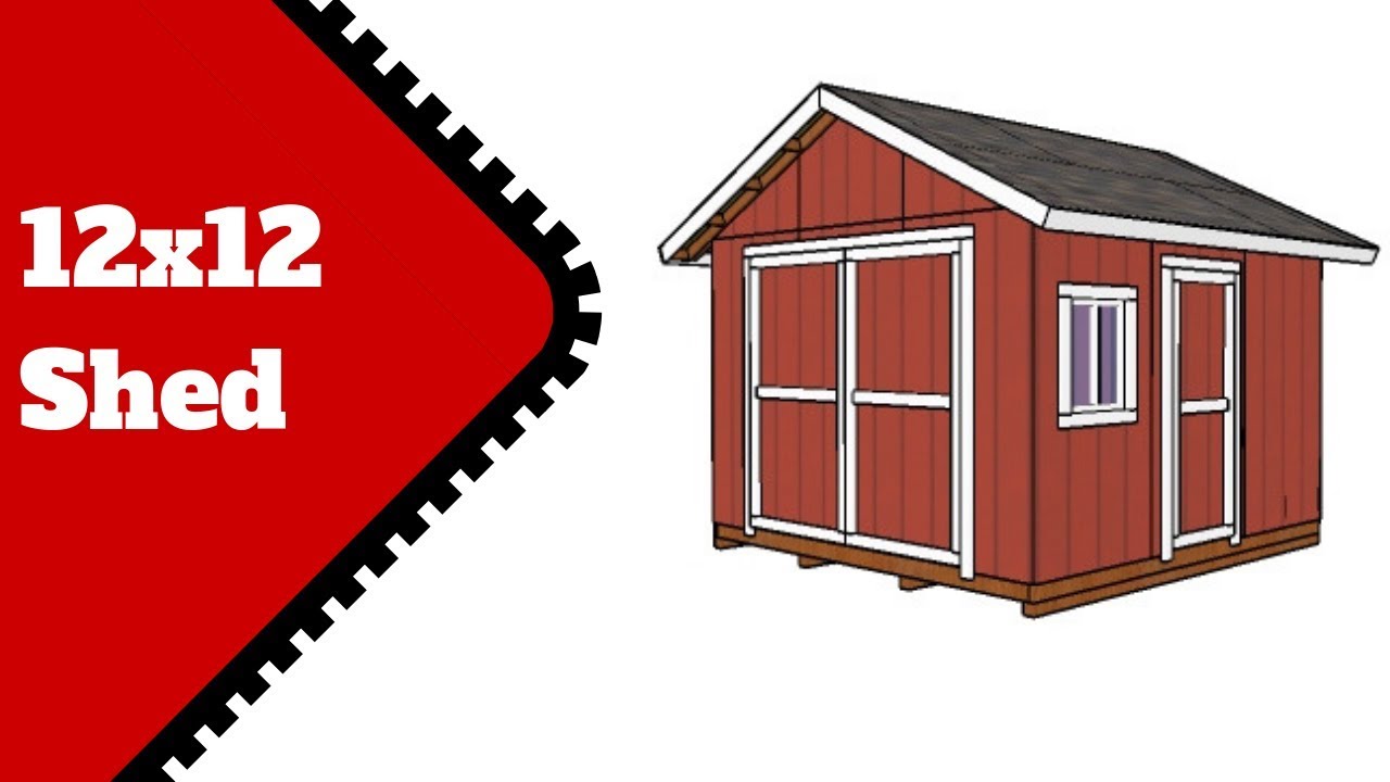 12x12 Shed Plans Free