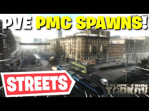 Escape From Tarkov PVE - All PMC Spawn Locations On Streets Of Tarkov