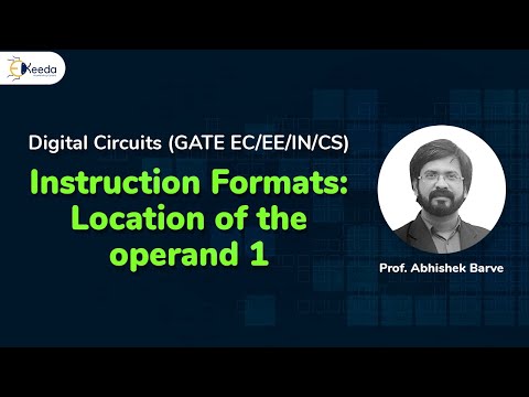 Operand 1 Location In Digital Circuits : Instruction Formats - GATE Part 1 Video Lecture ...