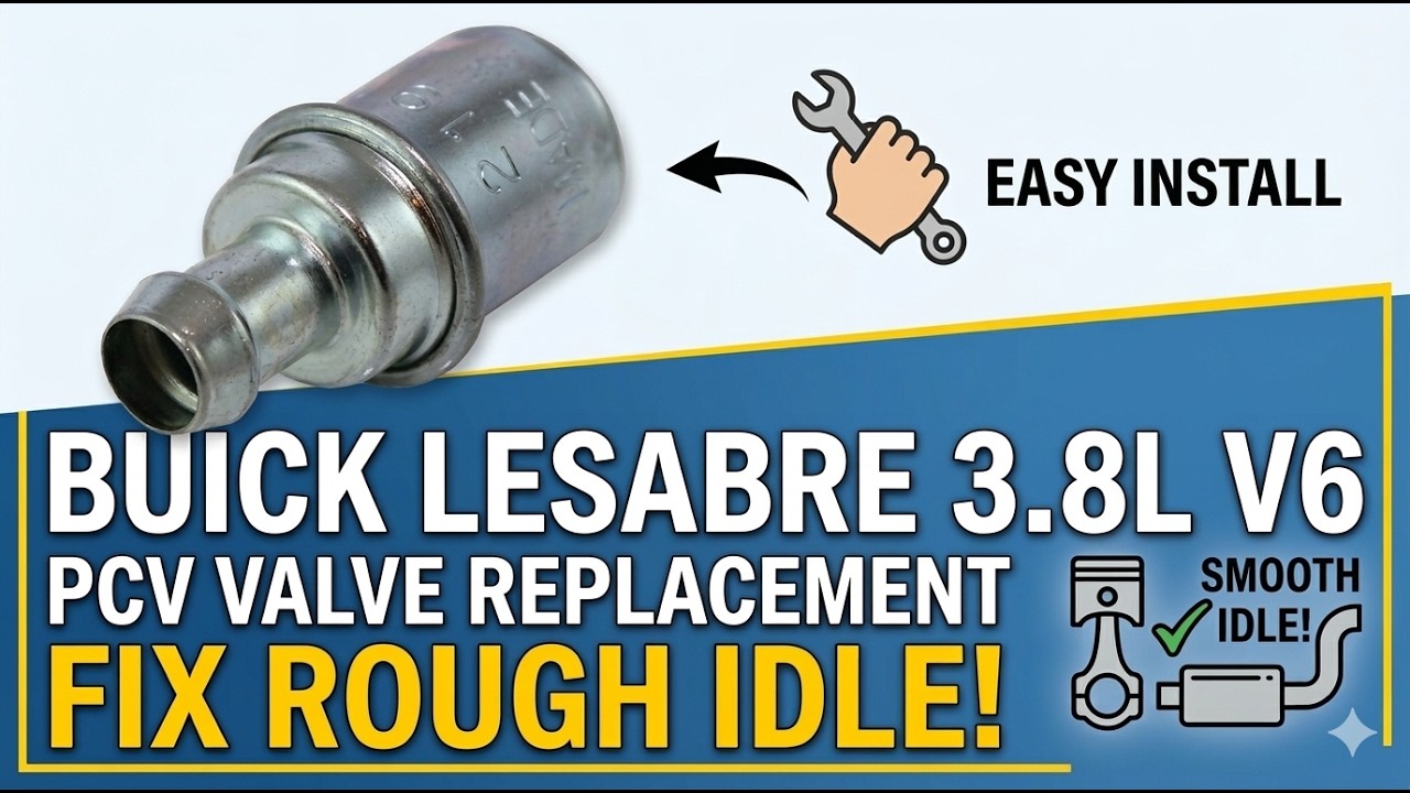 2000-2005 Buick LeSabre PCV Valve Replacement (3.8L V6) | Fix Rough Idle!