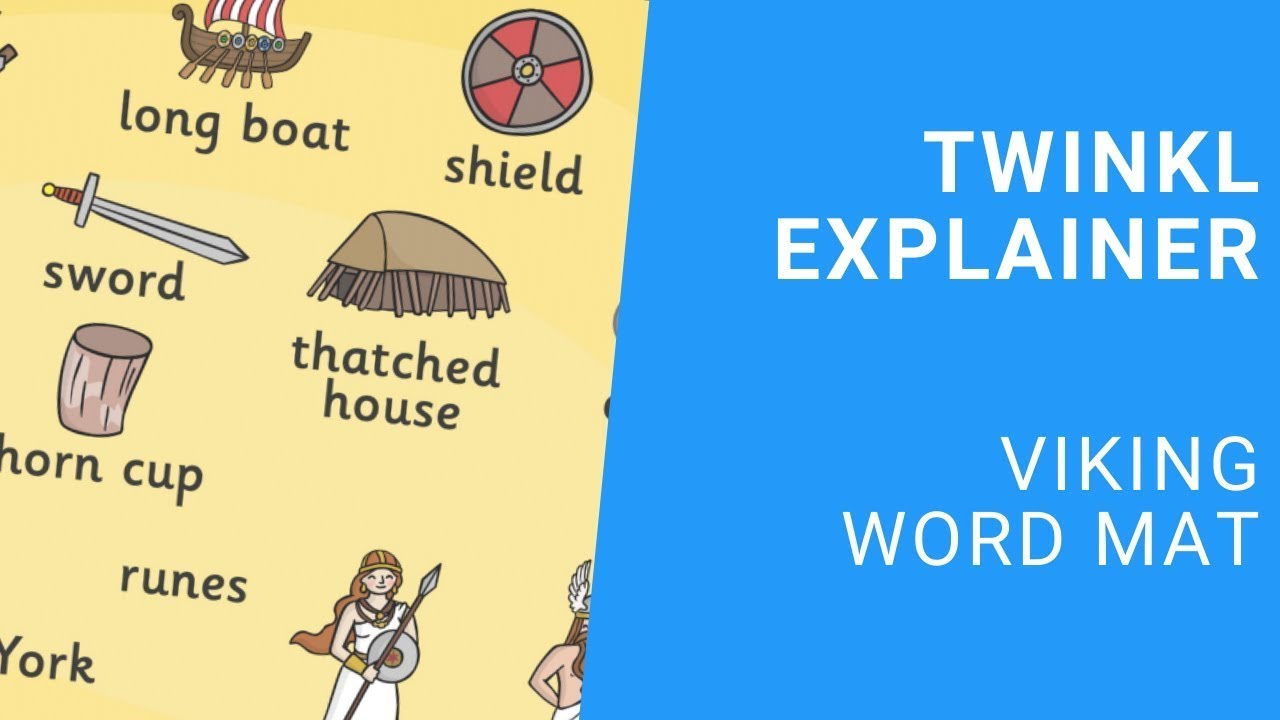 KS2 History: Vikings Word Mat