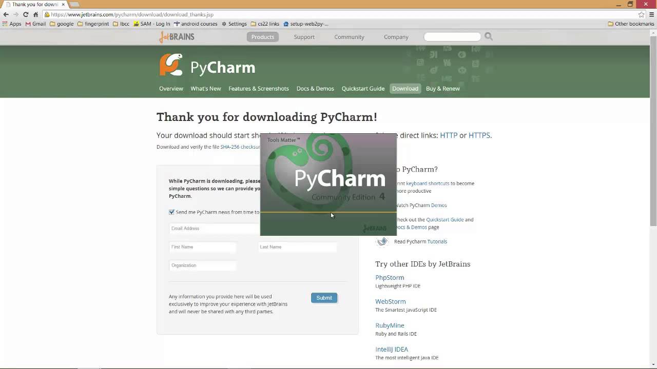 Install Python & PyCharm, Hello Project