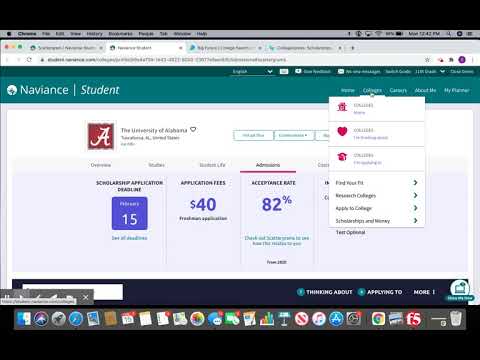 Naviance/College Research Tools
