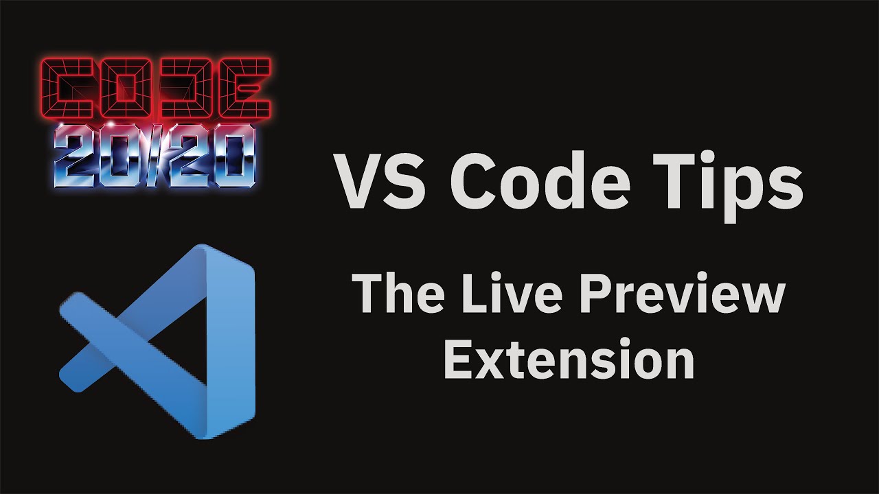VS Code tips — Previewing HTML with the Live Preview extension