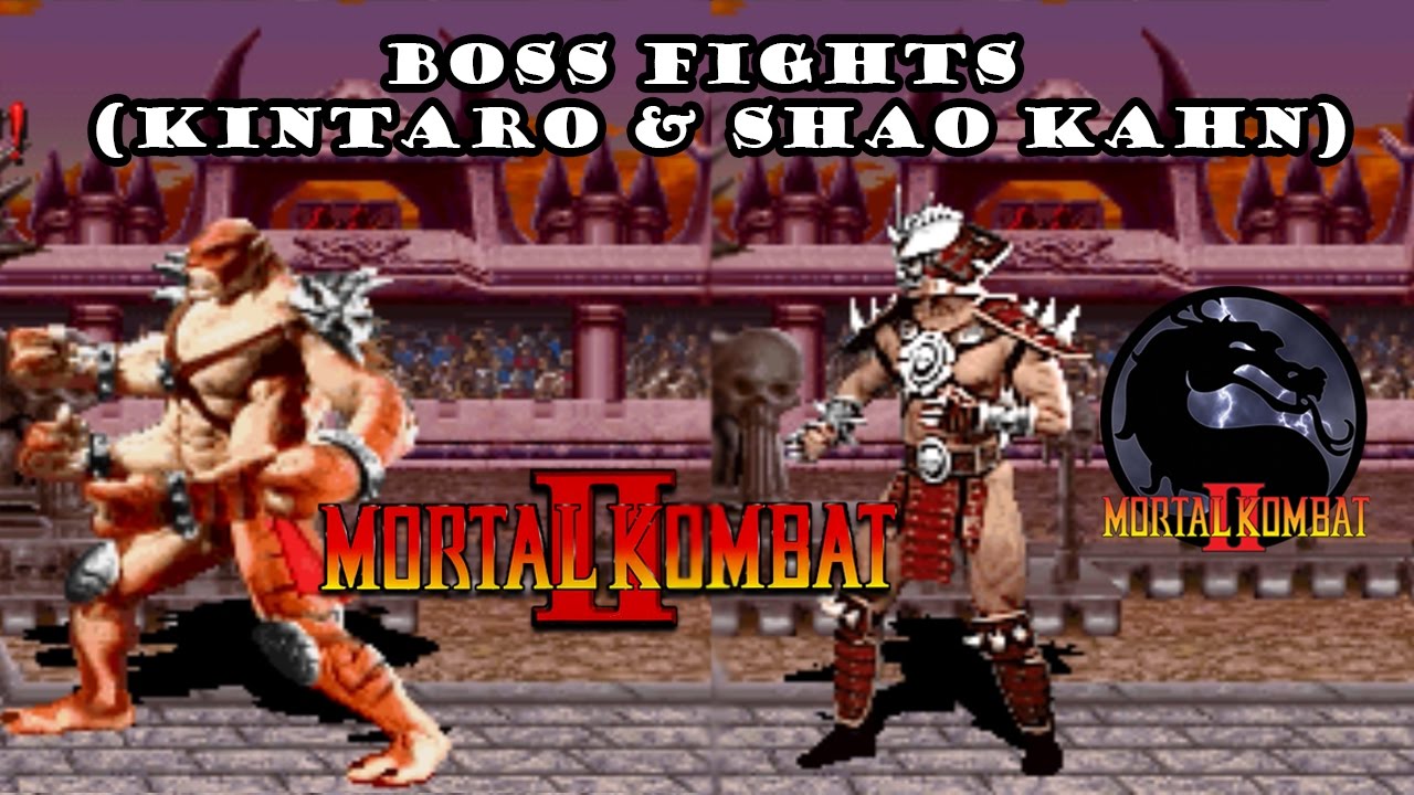 Mortal Kombat 2 - Boss Fights (Kintaro & Shao Kahn)