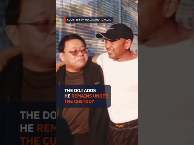 Arnie Teves now under house arrest in Timor-Leste, says DOJ