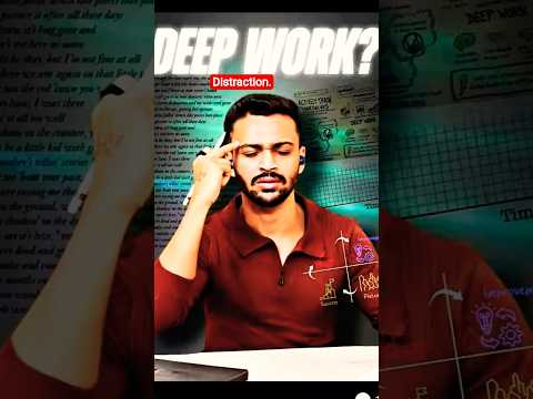 How to deal with Distraction ? #adityarajkashyap #distraction #deepwork