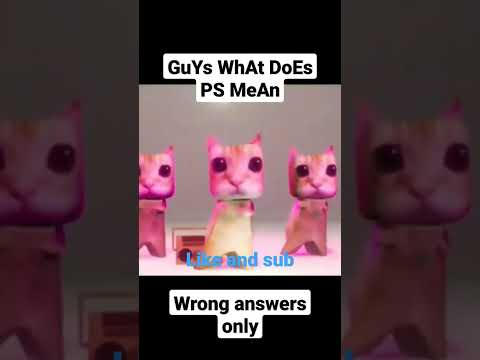 MEME What Does PS Mean??