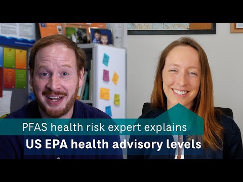 Why did the EPA lower PFAS health advisory levels?