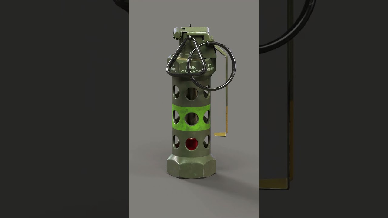 M84 Flashbang Grenade | 3D Model