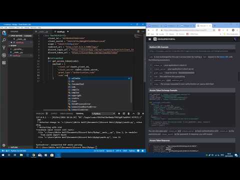 Discord Oauth2 Tutorial: episode 3 - getting the access token