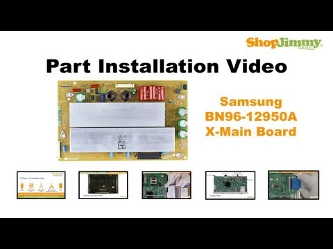 Samsung X-Main Boards Replacement Guide for Plasma TV Repair