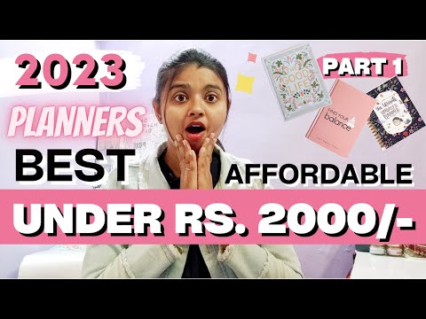 2023 best planners under Rs. 2000/-✨Planner guide 2023 | Affordable planners for beginners