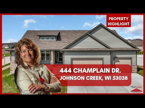 444 Champlain Dr, Johnson Creek, WI 53038 | Real Estate Property Tour