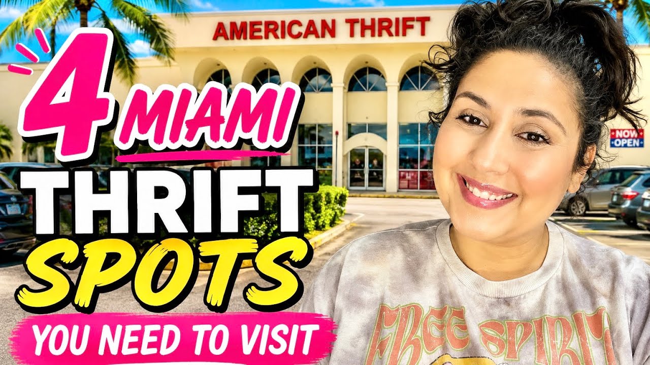 THRIFT WITH ME | Miami’s BEST Hidden Vintage Spots!
