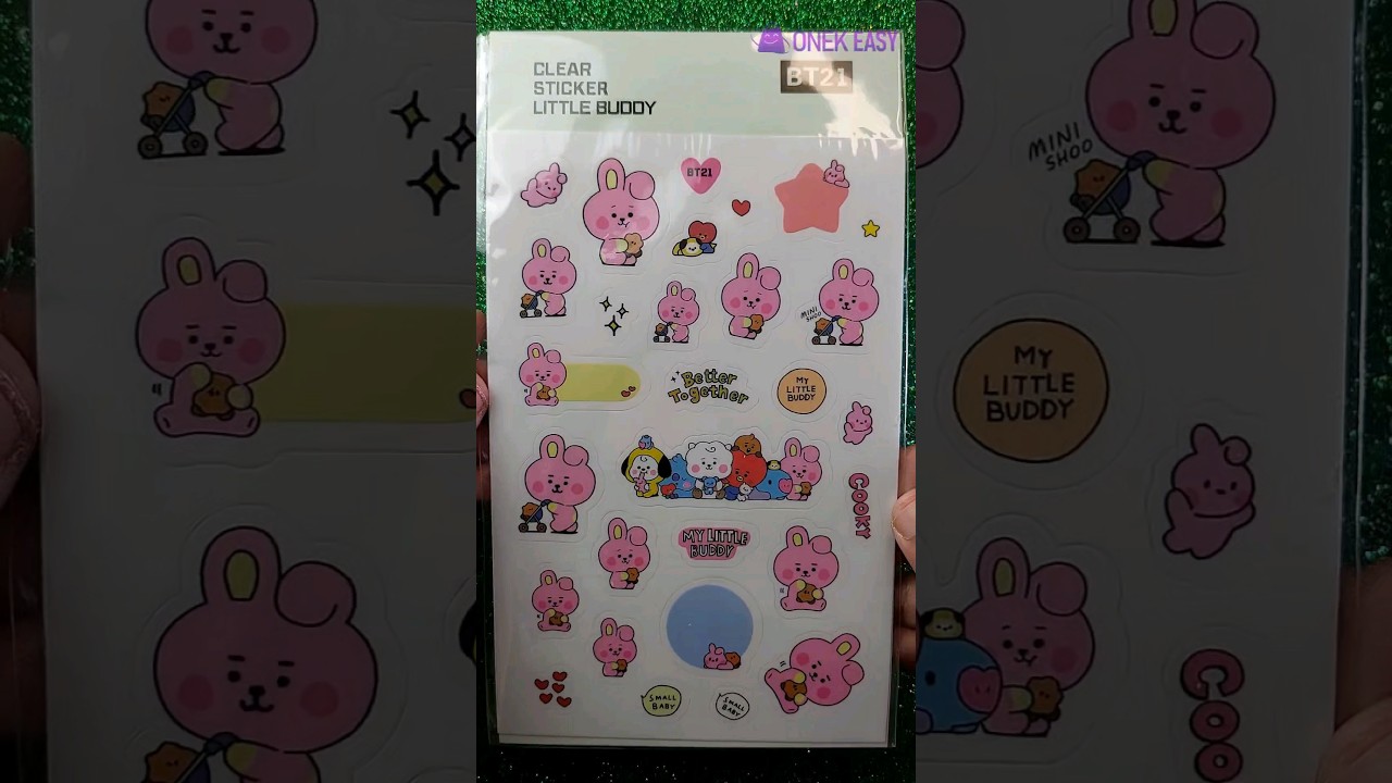 BT21 Cute Cartoon Stickers - Cooky #btsbdarmy #btsshorts #bt21cooky #bt21