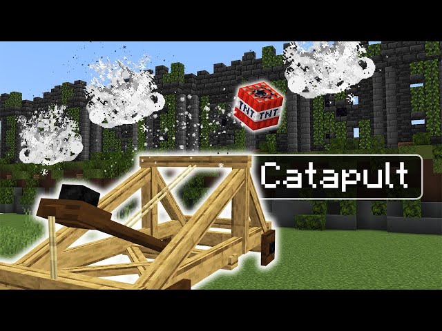 Minecraft Medieval Catapult