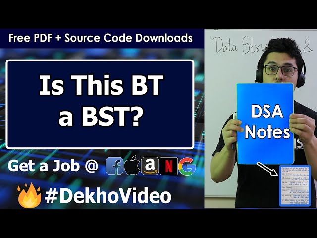 How To Determine If A Binary Tree Is A Binary Search Tree Galaxyai 9693