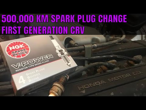 How To Replace Spark Plugs • 97 - 01 Honda CRV RD1 RD2 B20 B-Series • #ThatBeardedMechanic