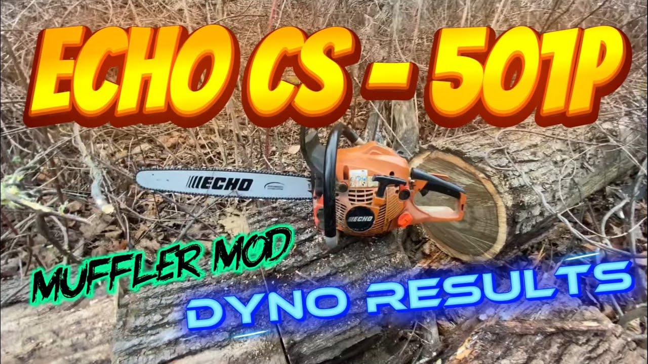 Echo CS - 501P - Muffler Mod - Dyno Results