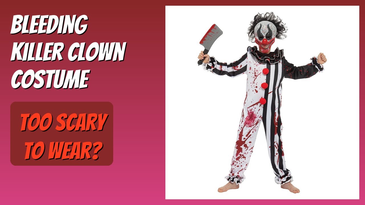 REVIEW (2026): Bleeding Killer Clown Costume. Features.