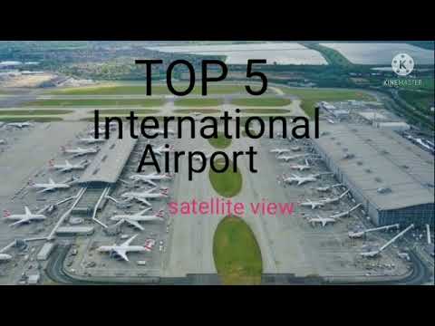 Top 5 International Airport of india(Satellite view)